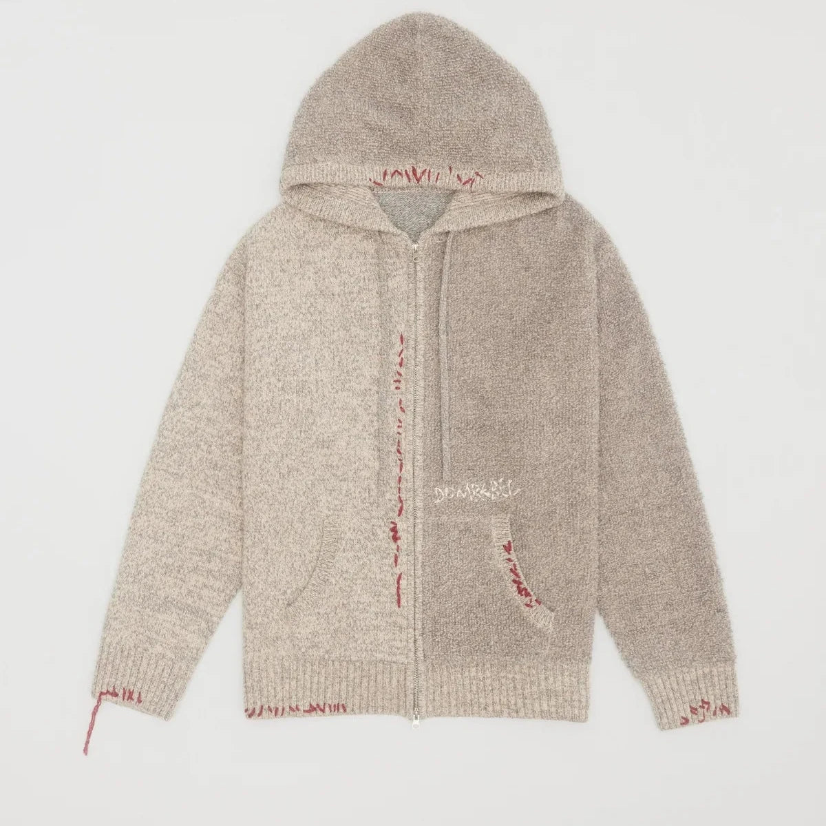 PRODUCER KNIT ZIP HOODIE GREY – SolesStoleMySoul