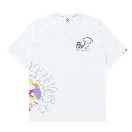 AAPE Basic TEE WHITE SIDE LOGO – SolesStoleMySoul